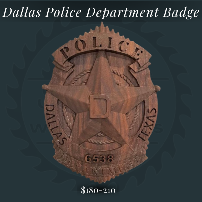 Police Badge Archives - Serenity Woodworks LLC